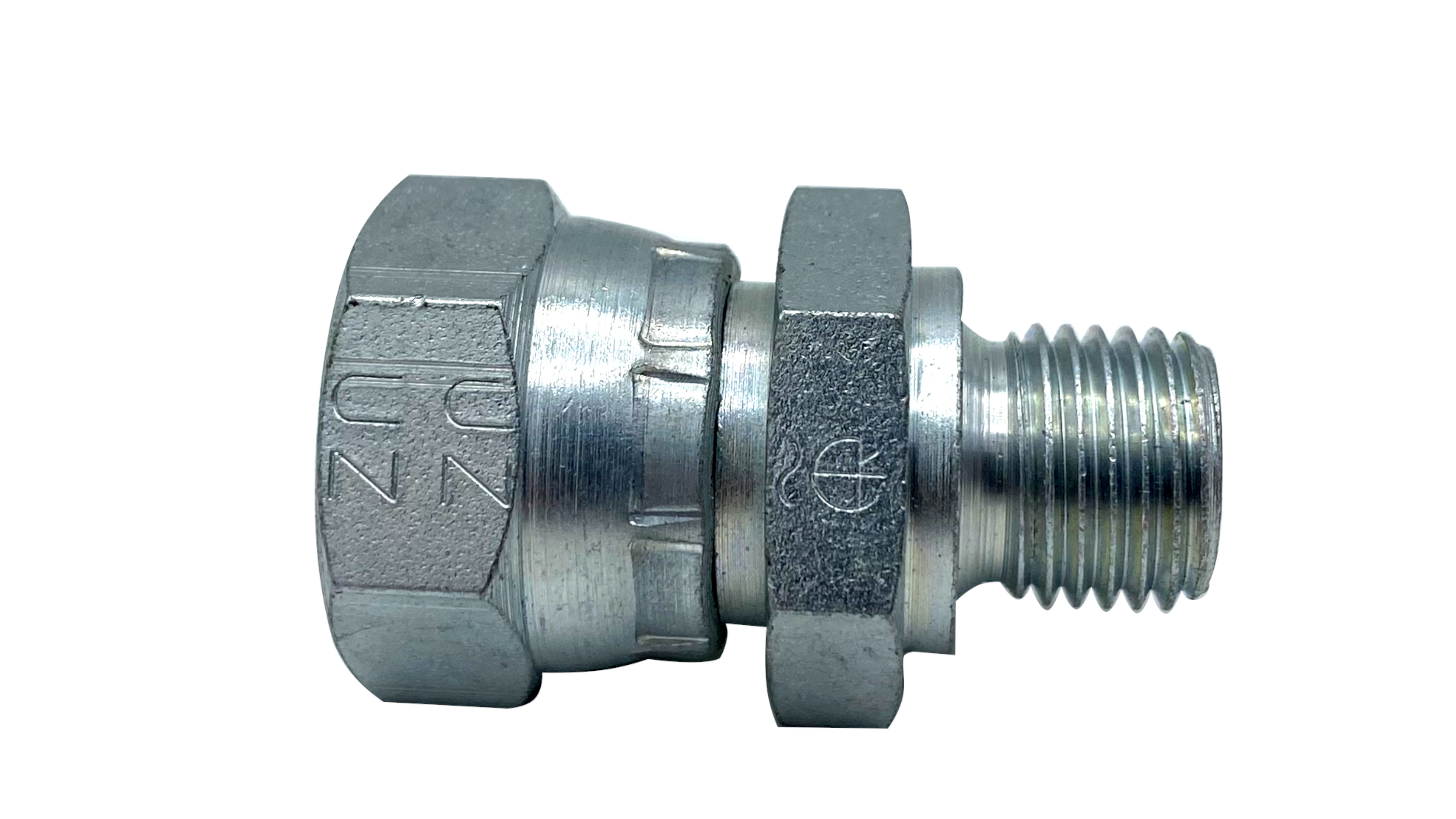 Gerade Verschraubung Vormontiert zöllige Verschraubung, flachdichtend, KOVO AG zöllig - ÜWM IG ...